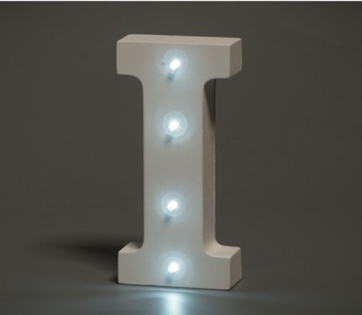 LED Buchstabe Lights Letter - Buchstabe I | Geschenkewunderland