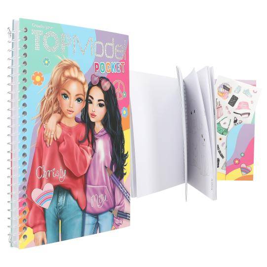 TopModel Pocket Malbuch Christy und Miju - 4010070685348 - 13166 ...