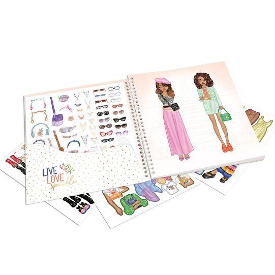 TopModel Malbuch Dress me up - 4010070712068 - 13804 | Geschenkewunderland