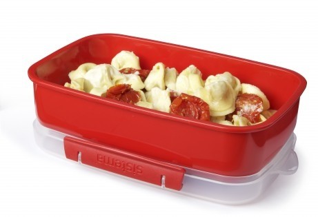 Sistema Mikrowellen Box Rot 1,5l | Geschenkewunderland