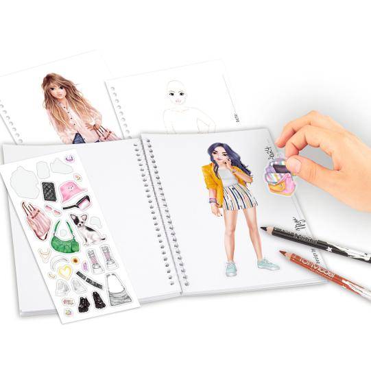 TopModel Pocket Malbuch Christy und Miju - 4010070685348 - 13166 ...